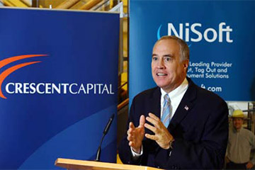 New York Comptroller drops by to check on investments | Crescent Capital